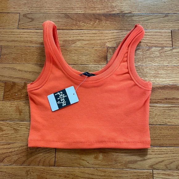 Pitaya | Tops | Nwt Orange Bra Top | Poshmark
